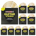5 Core Acoustic Guitar Strings, 10 Set Pure Phosphor Bronze Guitar ...