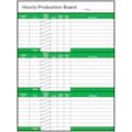 5S Supplies Hourly Production Tracking Board- Aluminum Dry Erase 3 ...