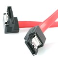 Startech.Com 12in Latching SATA to Right Angle SATA Serial ATA Cable ...