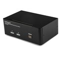 Startech.Com 2 Port Dual DisplayPort USB KVM Switch w/ Audio & USB Hub ...