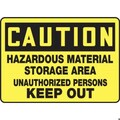 Accuform OSHA CAUTION SAFETY SIGN HAZARDOUS MCHL619VA MCHL619VA | Zoro
