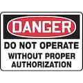 Accuform OSHA DANGER SAFETY SIGN DO NOT MEQM165XV MEQM165XV | Zoro