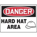 Accuform OSHA DANGER SAFETY SIGN HARD HAT MPPE149XT MPPE149XT | Zoro