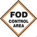 Accuform SAFETY SIGN FOD CONTROL AREA 12 X MQTL522VA MQTL522VA | Zoro