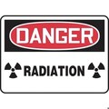 Accuform OSHA DANGER SAFETY SIGN RADIATION MRAD013XP MRAD013XP | Zoro