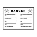 Accuform TDG PLACARD FUMIGATION SIGN 10 in x TCP965VS50 TCP965VS50 | Zoro