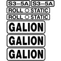 Aftermarket New Decal Set for Galion Model S3-5A Roll O Static Machines ...