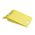 Eagle Mfg Poly Curb Ramp, 8" Height Difference, Yellow - 1794 | Zoro