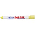 La-Co Quik Stik Solid Paint Crayon, Fluorescent Yellow 61041 | Zoro