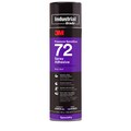 3M Pressure Sensitive Spray Adhesive 72, Blue, 24 Fl Oz Can Net Wt 17.3 ...