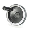 Morton Chrome Plated Dish Handwheel with Fold-Away Handle, 6.89 ...