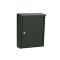 Architectural Mailboxes Soho Locking Wall Mount Mailbox Black 2480B | Zoro