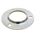 Ntn Flange Mounted Steel Housing, 3-Bolt Round Stamped PF204 | Zoro