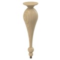 Designs Of Distinction 24" Tipt Toe Bun Foot and 2" Warm Bronze Ferrule ...