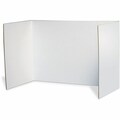 Pacon Privacy Board, 48inx16in, White, 4PK PAC3782 | Zoro