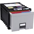 Storex Industries ARCHIVE STORAGE DRAWERS WITH KEY LOCK, LETTER FILES ...