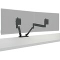 Chief Monitor Arm, Dual, 12in Height Adjustment, Black CIFDMA2B | Zoro