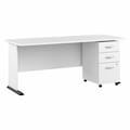 Bush Business Furniture Computer Desk, w/BBF Ped, 71.54inx26.8inx29 ...