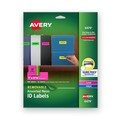Avery Dennison Avery, HIGH-VIS REMOVABLE LASER/INKJET ID LABELS W/ SURE ...