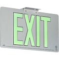 Hubbell Lighting Dual-Lite DPLPM50SBA Exit Sign, Brushed Aluminum Face ...