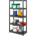 Plano Plano 961800 Plastic Shelving 36W x 18D x73-3/4"H Capacity 150 ...