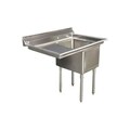 Aero Aero Manufacturing CompanyÂ One Bowl Deluxe SS NSF Sink W/ 30W ...