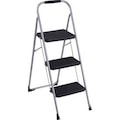 COSCO INC Cosco® Steel 3 Step Stool Ladder with Rubber Hand Grip, Type ...