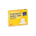 Avery Avery¬Æ Gummed Index Tabs, 1/2" Tab Extension, White, 50 Tabs ...