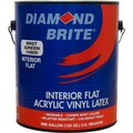 Diamond Brite Interior Paint, Flat, Mist Green, 1 gal 11600-1 | Zoro