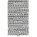 Chartpak Chartpak Vinyl Letters & Numbers, CHA01010, 1/2"H, Black ...