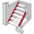 Bilco Co BilcoÂ Stair Stringers, 14-Gauge Galvanized Steel, Size B SZ B ...