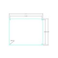 Vynckier Enclosure Systems Back Plate, 44.88 in. H x 44.88 in. W x 0.19 ...