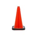 Jbc Traffic Cone, Premium PVC (Polyvinyl Chloride), 18" H, Orange TC-18 ...