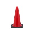 Jbc Traffic Cone, Premium PVC (Polyvinyl Chloride), 18" H, Red TC-18-WH ...