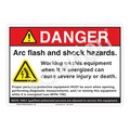 Clarion Safety Systems ANSI/ISO Compliant Danger Arc Flash Safety Signs ...