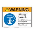 Clarion Safety Systems ANSI/ISO Compliant Warning Lifting Hazard Safety ...