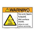 Clarion Safety Systems ANSI/ISO Compliant Warning Severe Burn Safety ...