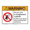 Clarion Safety Systems Warning Crush Safety Signs Outdoor Weather Tuff ...