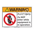 Clarion Safety Systems ANSI/ISO Compliant Warning/Do Not Enter Safety ...