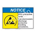 Clarion Safety Systems ANSI/ISO Compliant Notice/ESD Protective Area ...