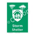 Clarion Safety Systems ANSI/ISO Compliant Storm Shelter Safety Signs ...
