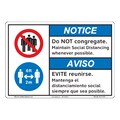 Clarion Safety Systems ANSI/ISO Compliant Notice/Do Not Congregate ...