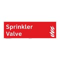Clarion Safety Systems ANSI/ISO Compliant Sprinkler Valve Safety Signs ...