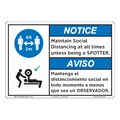 Clarion Safety Systems Notice/Maintain Social Distancing Safety Signs ...