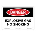Clarion Safety Systems OSHA Compliant Danger/Explosive Gas Safety Signs ...