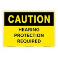 Clarion Safety Systems Caution/Hearing Protection Required Safety Signs ...