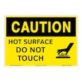 Clarion Safety Systems OSHA Compliant Caution/Hot Surface Safety Signs ...