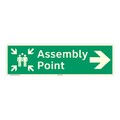 Clarion Safety Systems Assembly Point Safety Signs Indoor/Outdoor ...