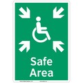 Clarion Safety Systems ANSI/ISO Compliant Safe Area Safety Signs ...