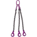 Us Cargo Control 9/32" x 12' - 3 Leg Chain Sling w/ Self-Locking Hooks ...